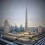3d Model Dubai City
