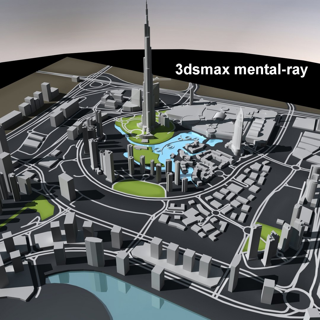 3d Model Dubai City