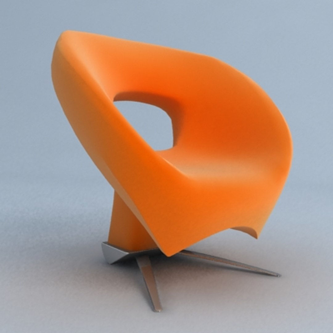 3d model loop chair