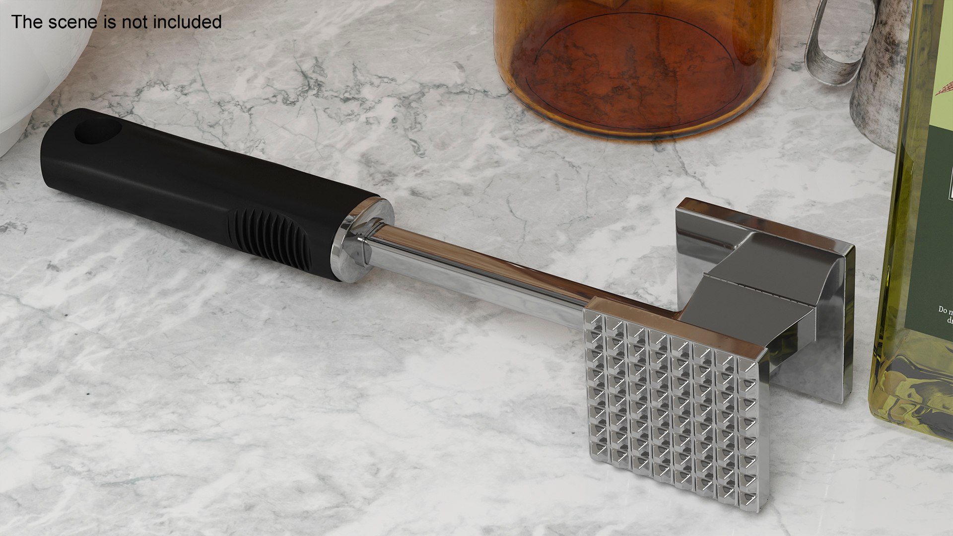 3D Meat Mallet Tenderizer - TurboSquid 2140325