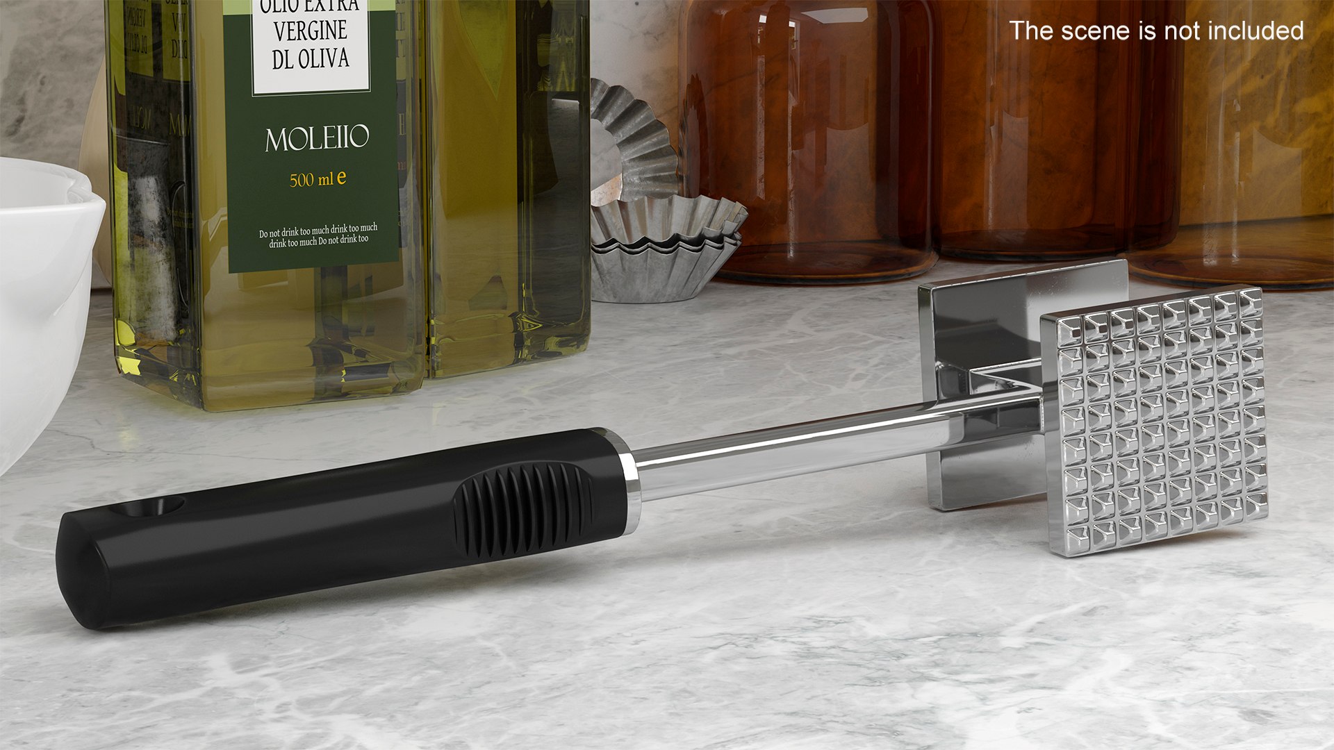 3D Meat Mallet Tenderizer - TurboSquid 2140325