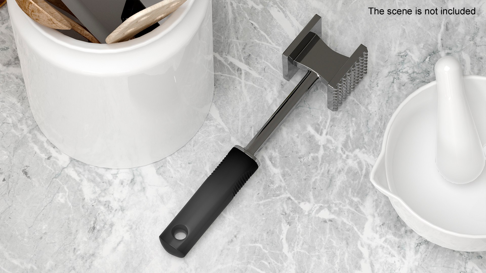 3D Meat Mallet Tenderizer - TurboSquid 2140325