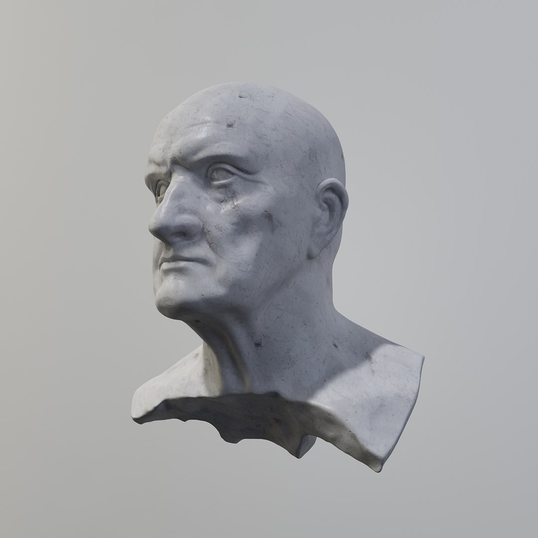 Roman Bust 3d Model