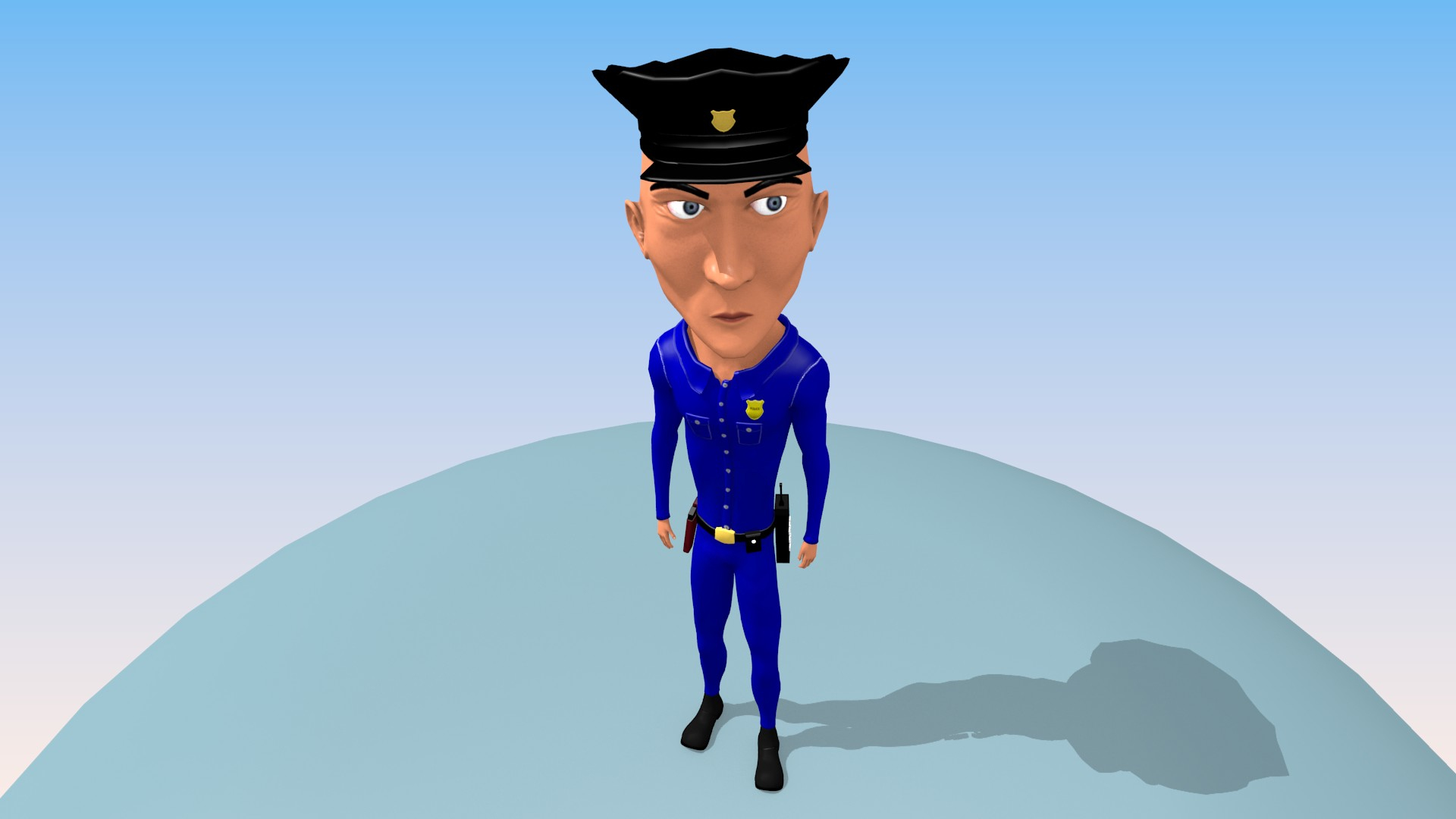 Police Policeman Man 3D - TurboSquid 1365592