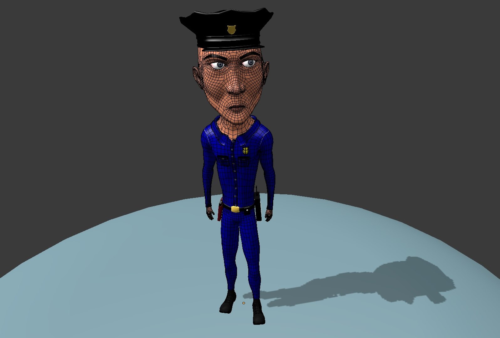 Police Policeman Man 3D - TurboSquid 1365592