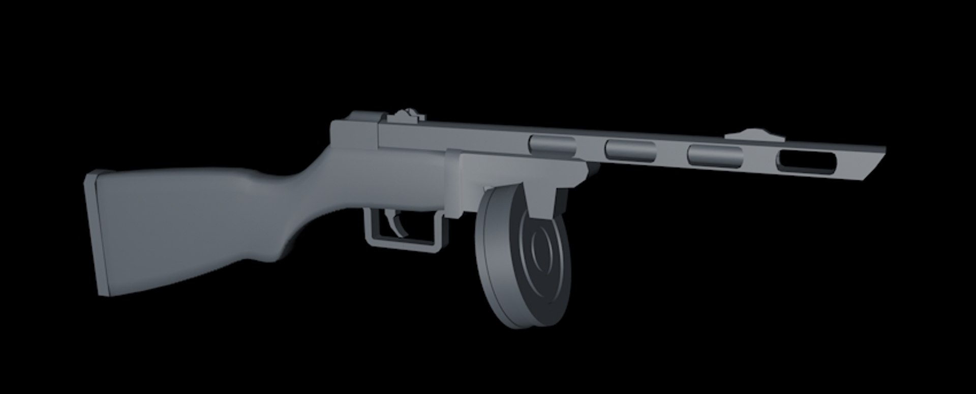 Ppsh-41 Weapon 3D Model - TurboSquid 1509398