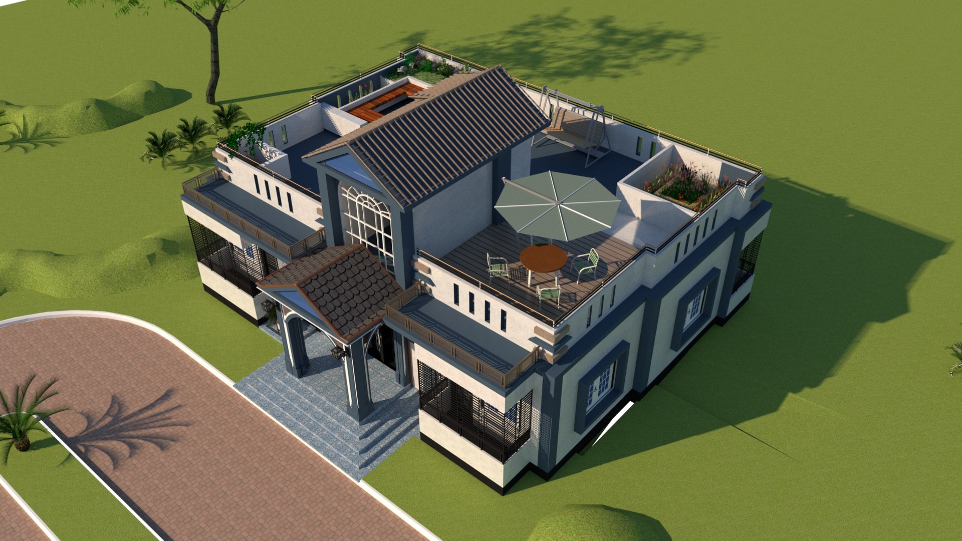 3D HouseExteriorDesign - TurboSquid 2023617