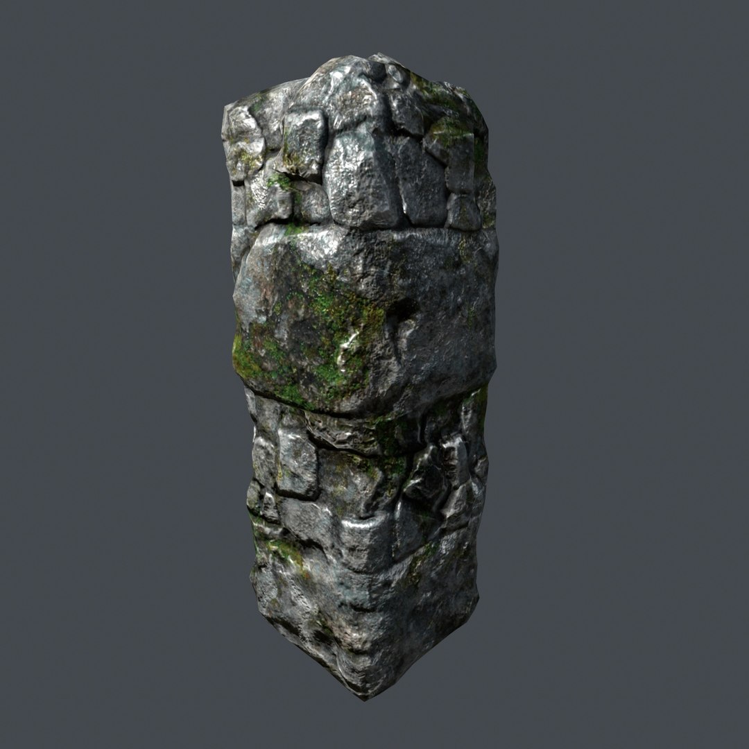 Mossy Stone Pillar Max