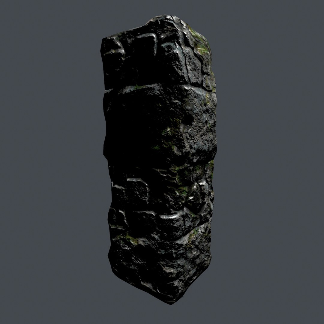 Mossy Stone Pillar Max
