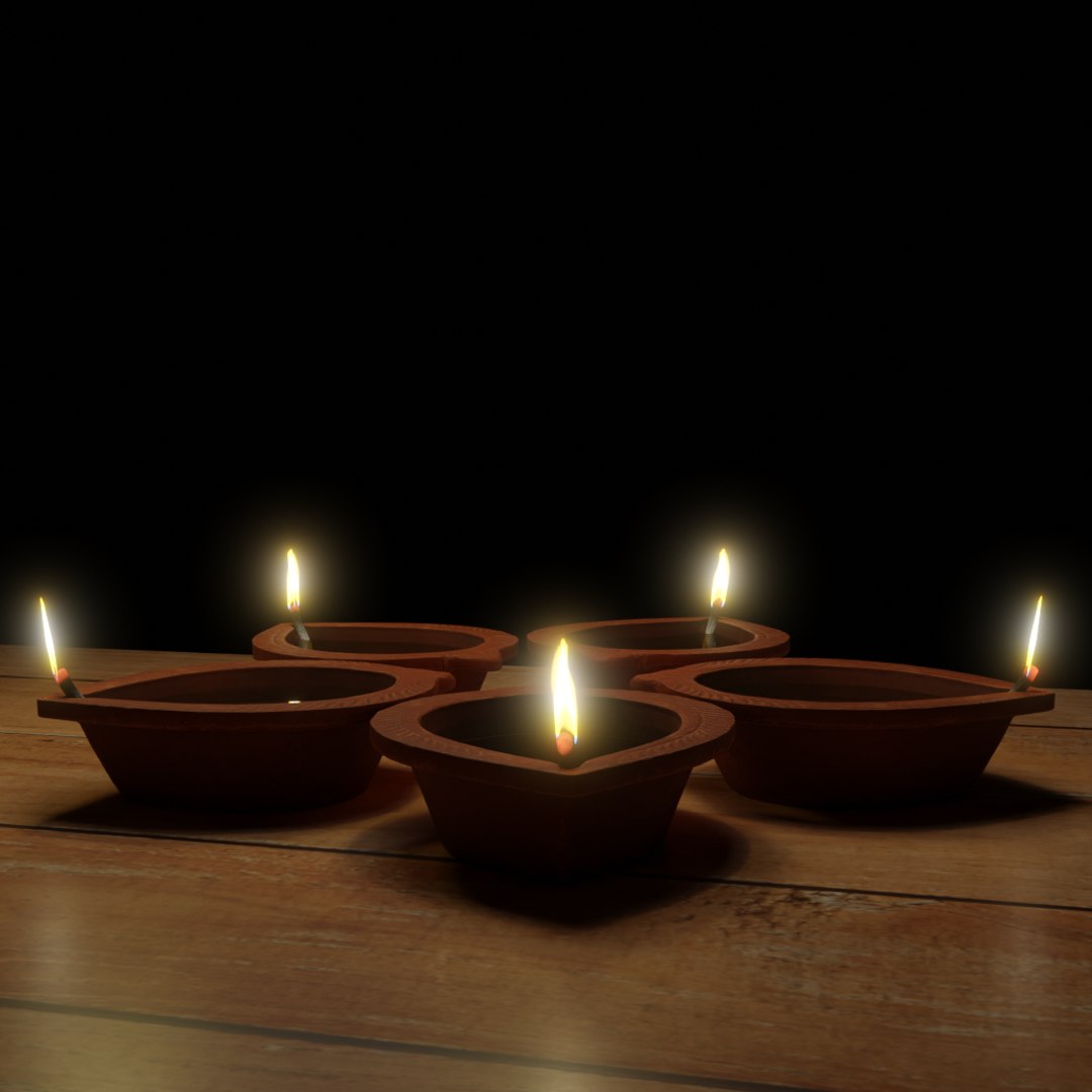 3D Diwali Diya 3d Model Model - TurboSquid 1973087
