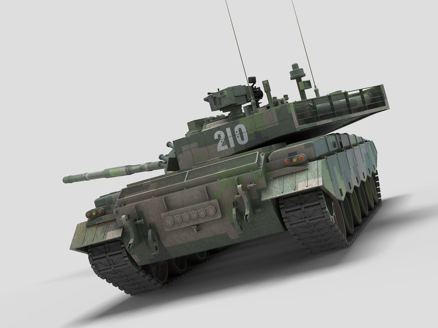 Type 99 Chinese Tank 3D Model - TurboSquid 1253076