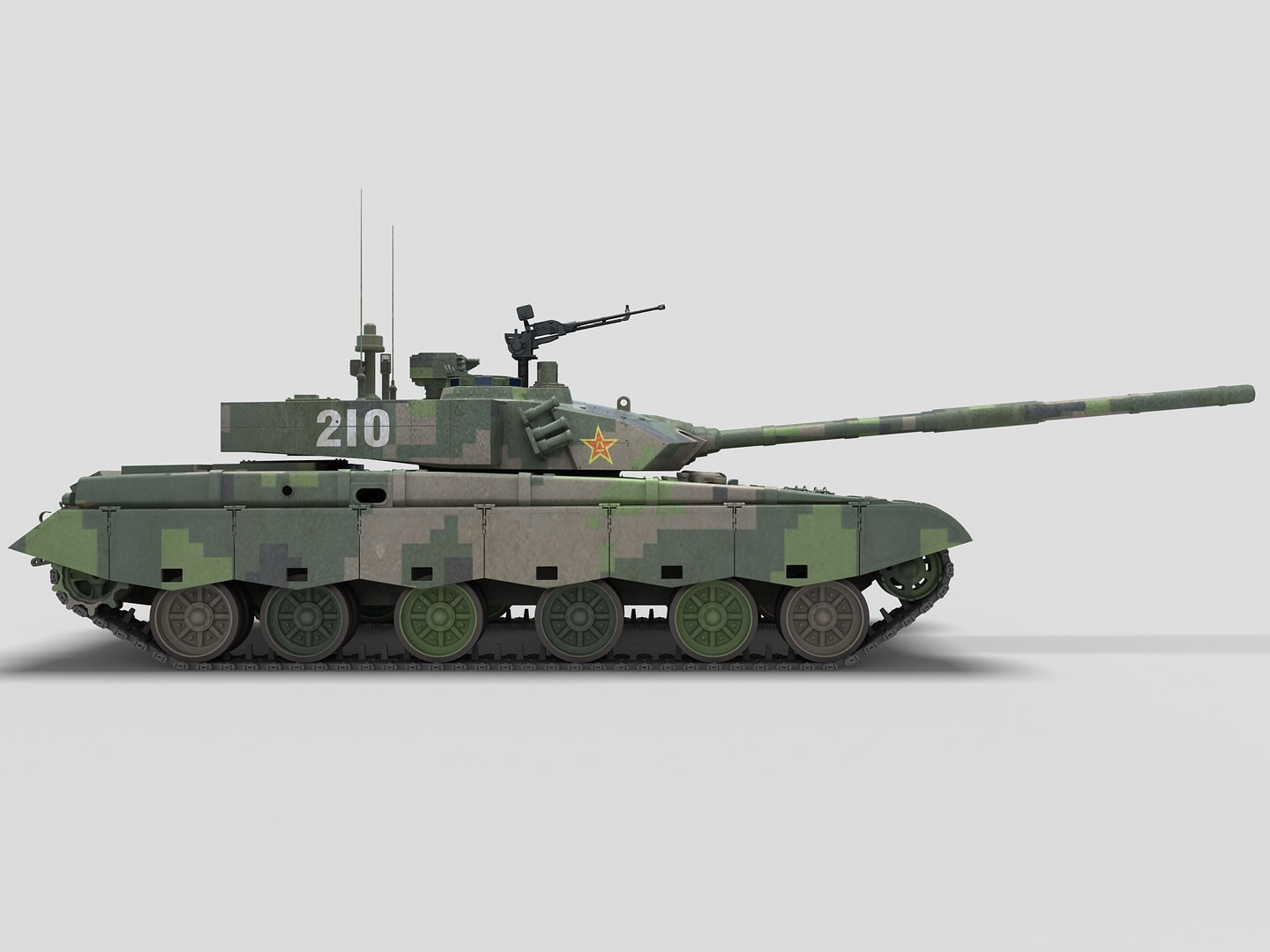 Type 99 Chinese Tank 3D Model - TurboSquid 1253076