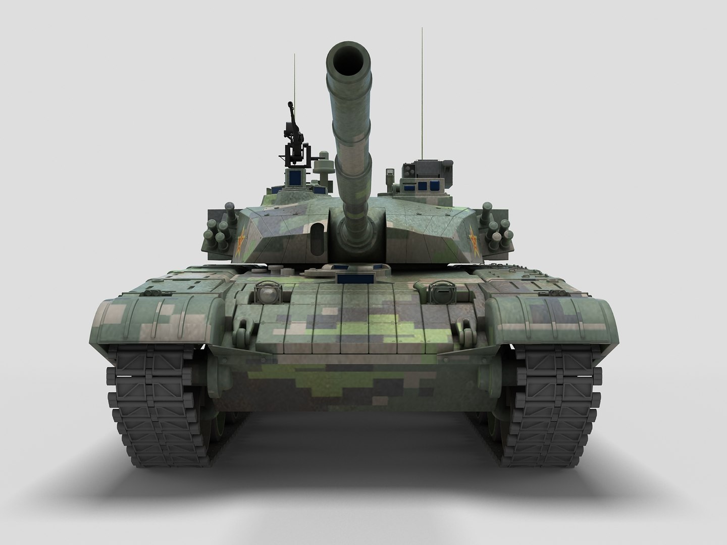 Type 99 Chinese Tank 3D Model - TurboSquid 1253076