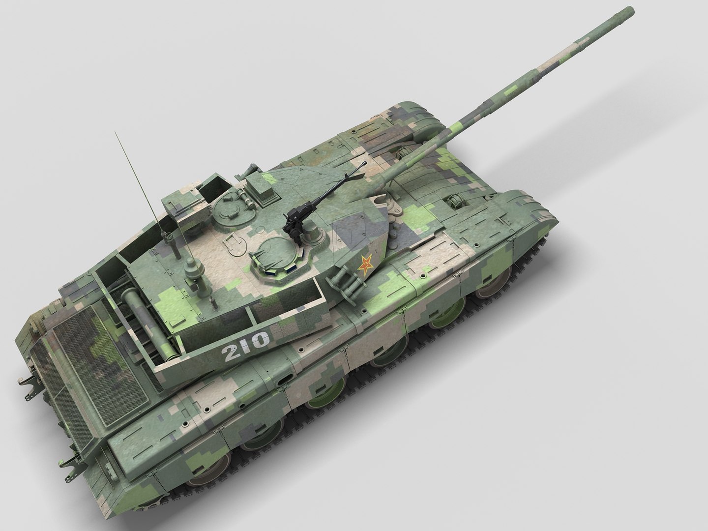 Type 99 Chinese Tank 3D Model - TurboSquid 1253076