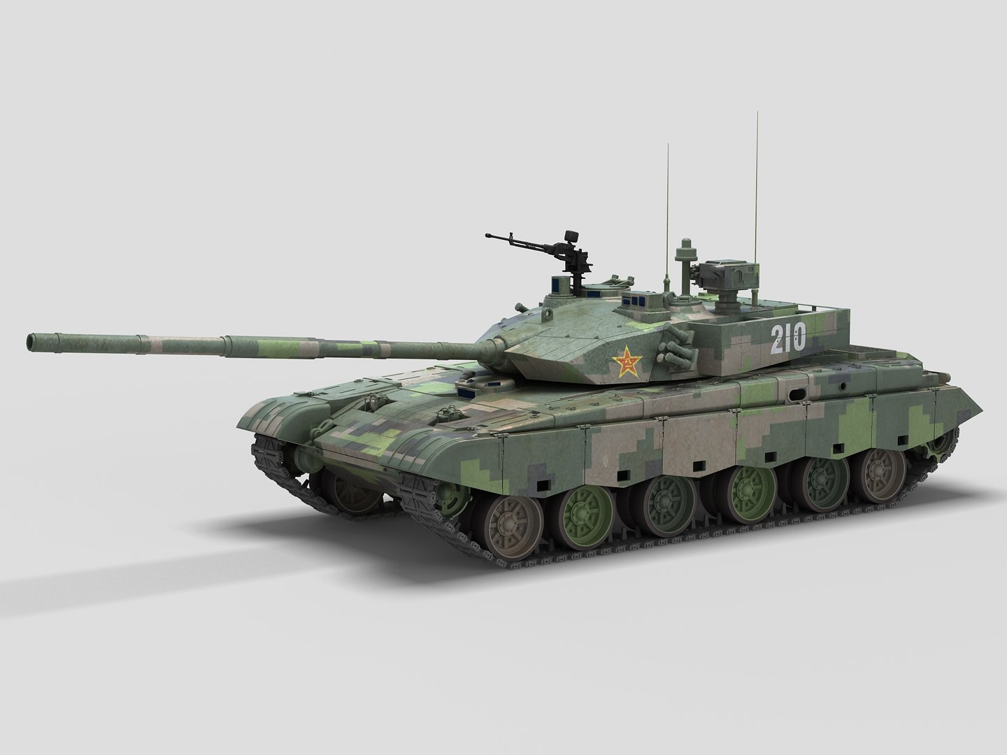 Type 99 Chinese Tank 3D Model - TurboSquid 1253076