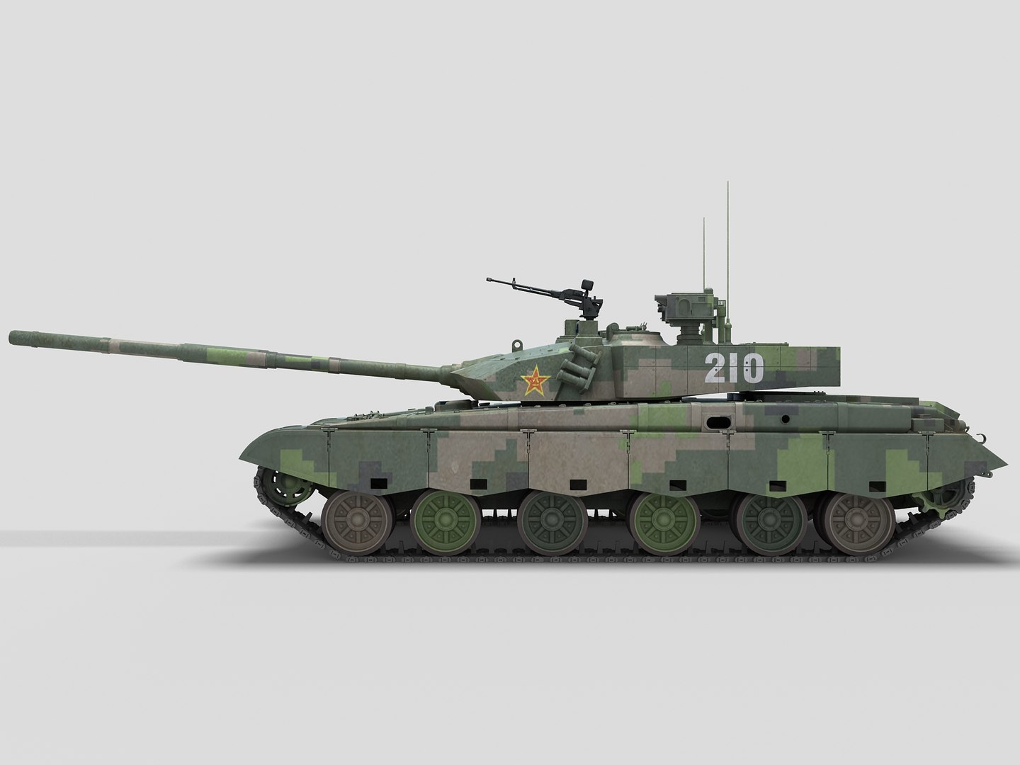 Type 99 Chinese Tank 3D Model - TurboSquid 1253076
