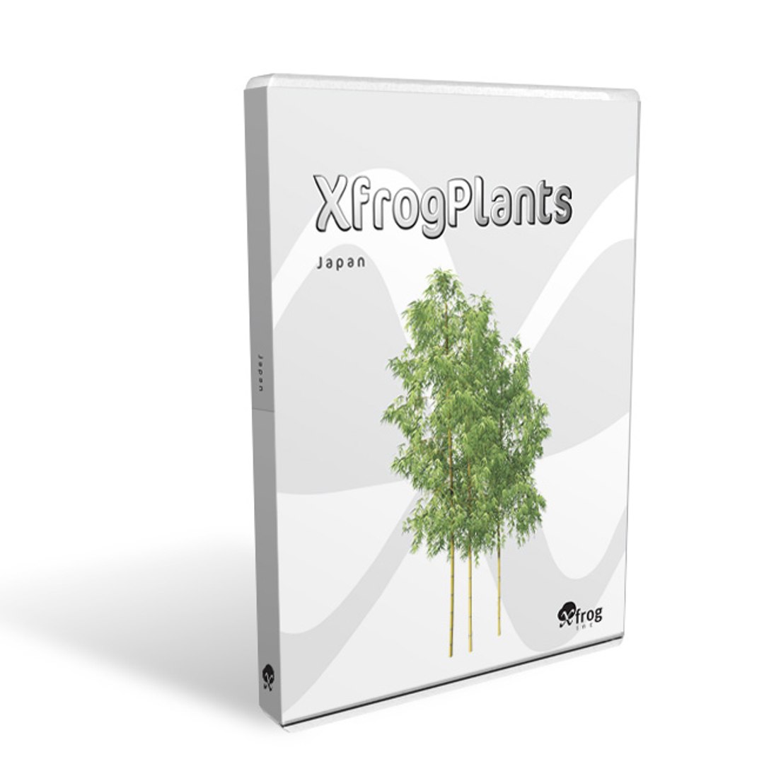 Hachiku Bamboo Plant 3d Model