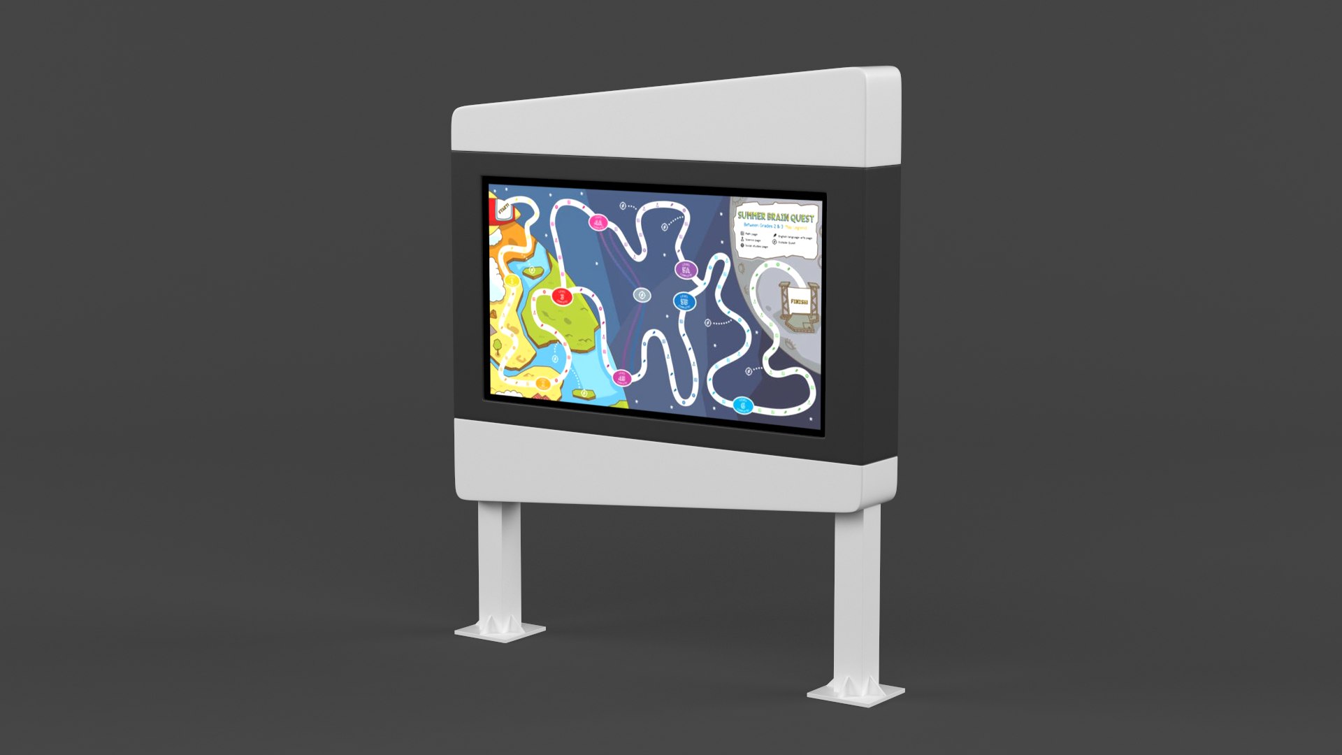 Digital Kiosk 3D Model - TurboSquid 2184740