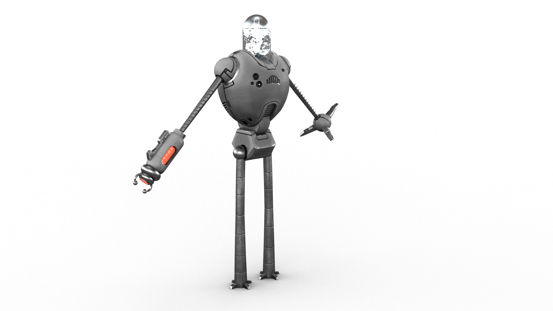 Cartoon Robot 3 3D Model - TurboSquid 1734882