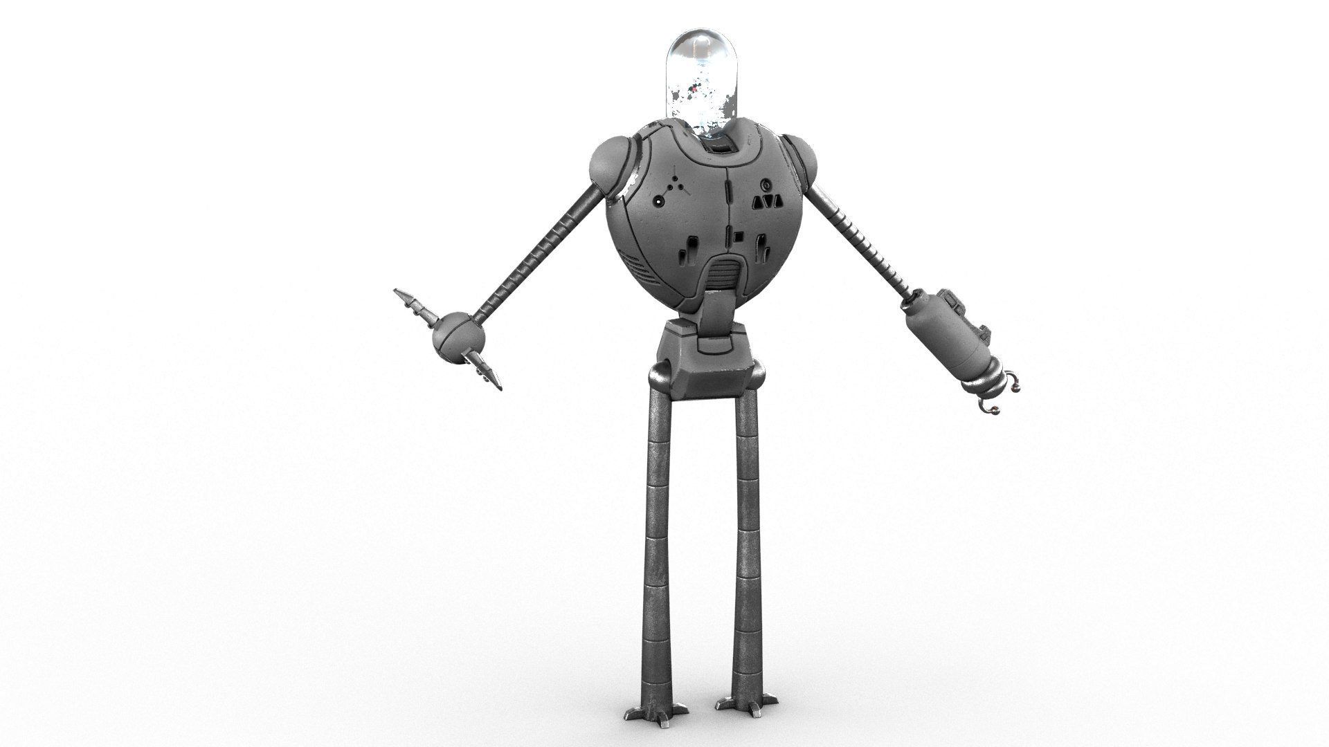 Cartoon Robot 3 3D Model - TurboSquid 1734882