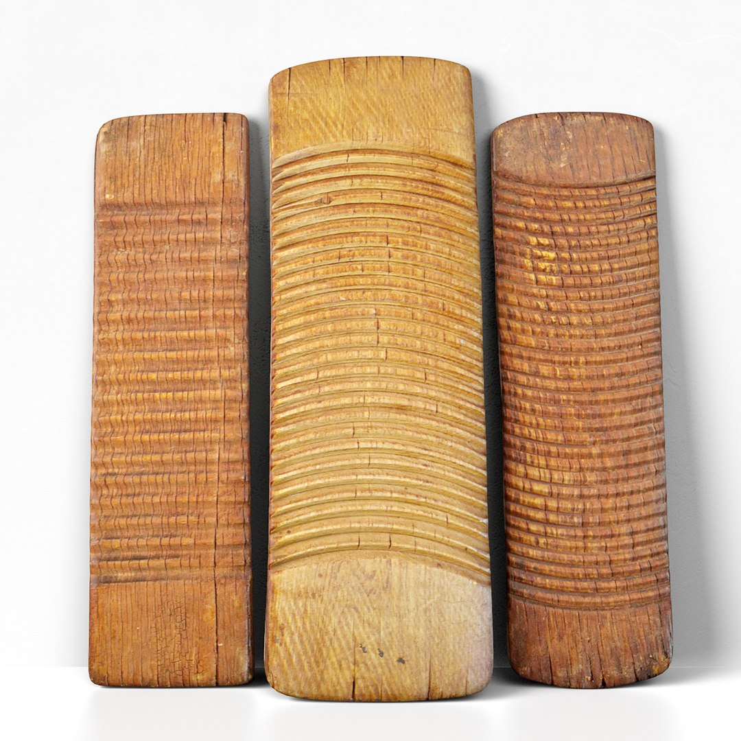 3D Vintage Chinese Washboards Model - TurboSquid 2129791