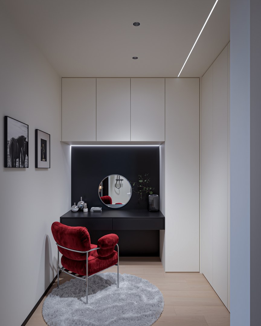3D Master Bedroom Dressing Room Bathroom Model - TurboSquid 2572551