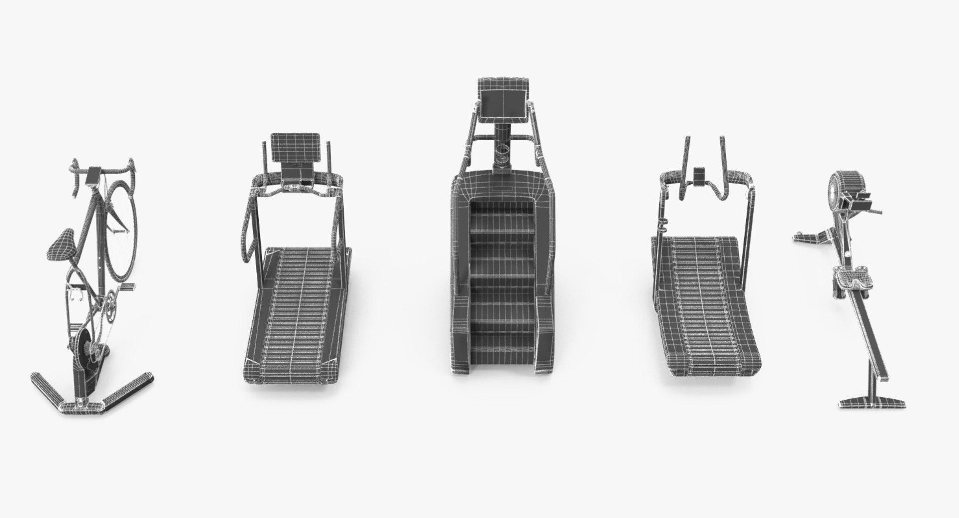 Skill Skillrow Rowing Skillmill 3D Model - TurboSquid 1263154