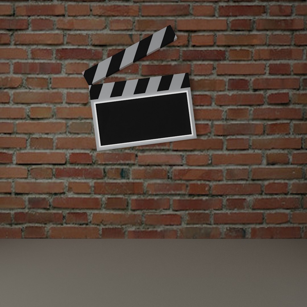 Clapper 3D - TurboSquid 1481107