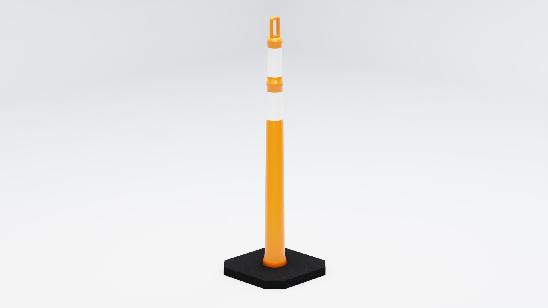 3D Traffic Cone Delineator Post - TurboSquid 1920849