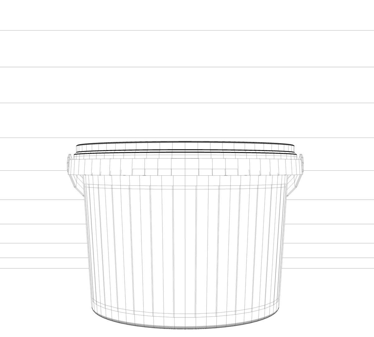 Cleaning Product ContainerTub 3D - TurboSquid 2500237