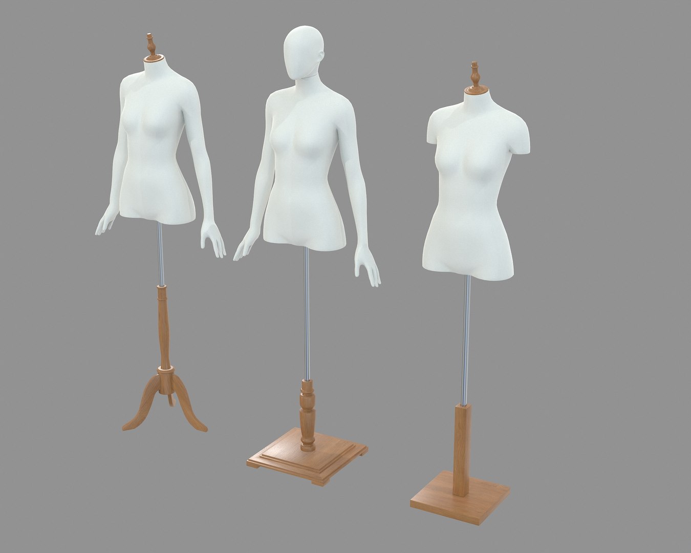 Mannequin Woman Stand Model For Shop 3D Model - TurboSquid 2071850