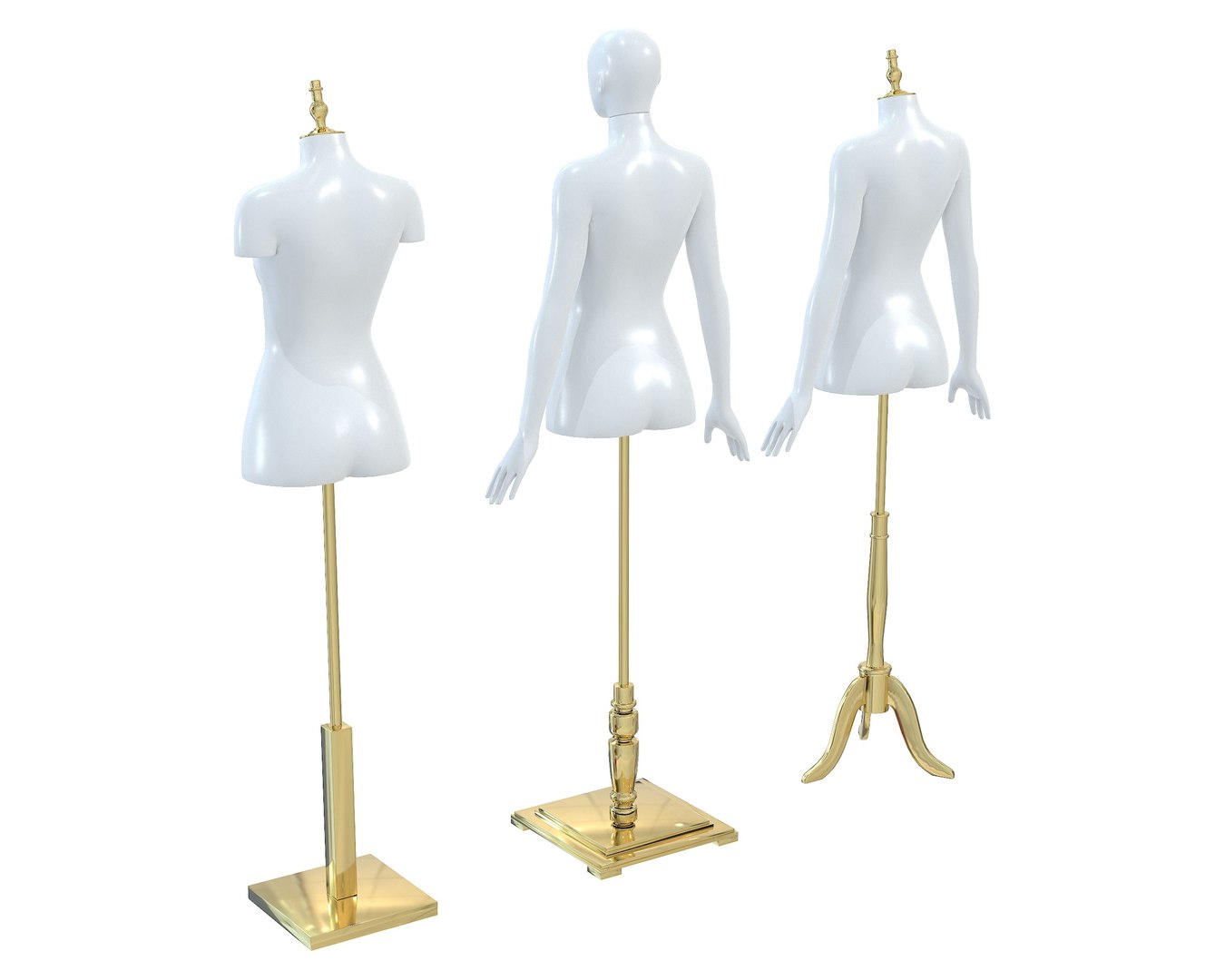 Mannequin Woman Stand Model For Shop 3D Model - TurboSquid 2071850