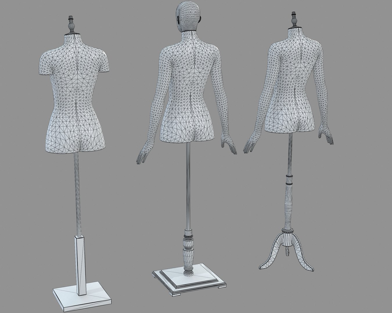 Mannequin Woman Stand Model For Shop 3D Model - TurboSquid 2071850