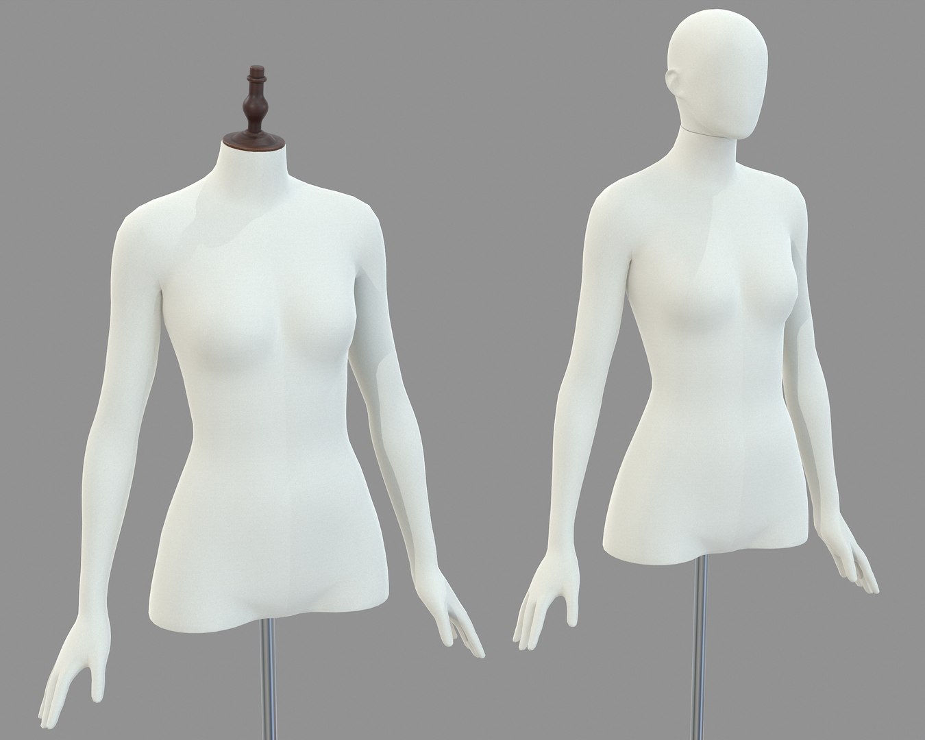 Mannequin Woman Stand Model For Shop 3D Model - TurboSquid 2071850