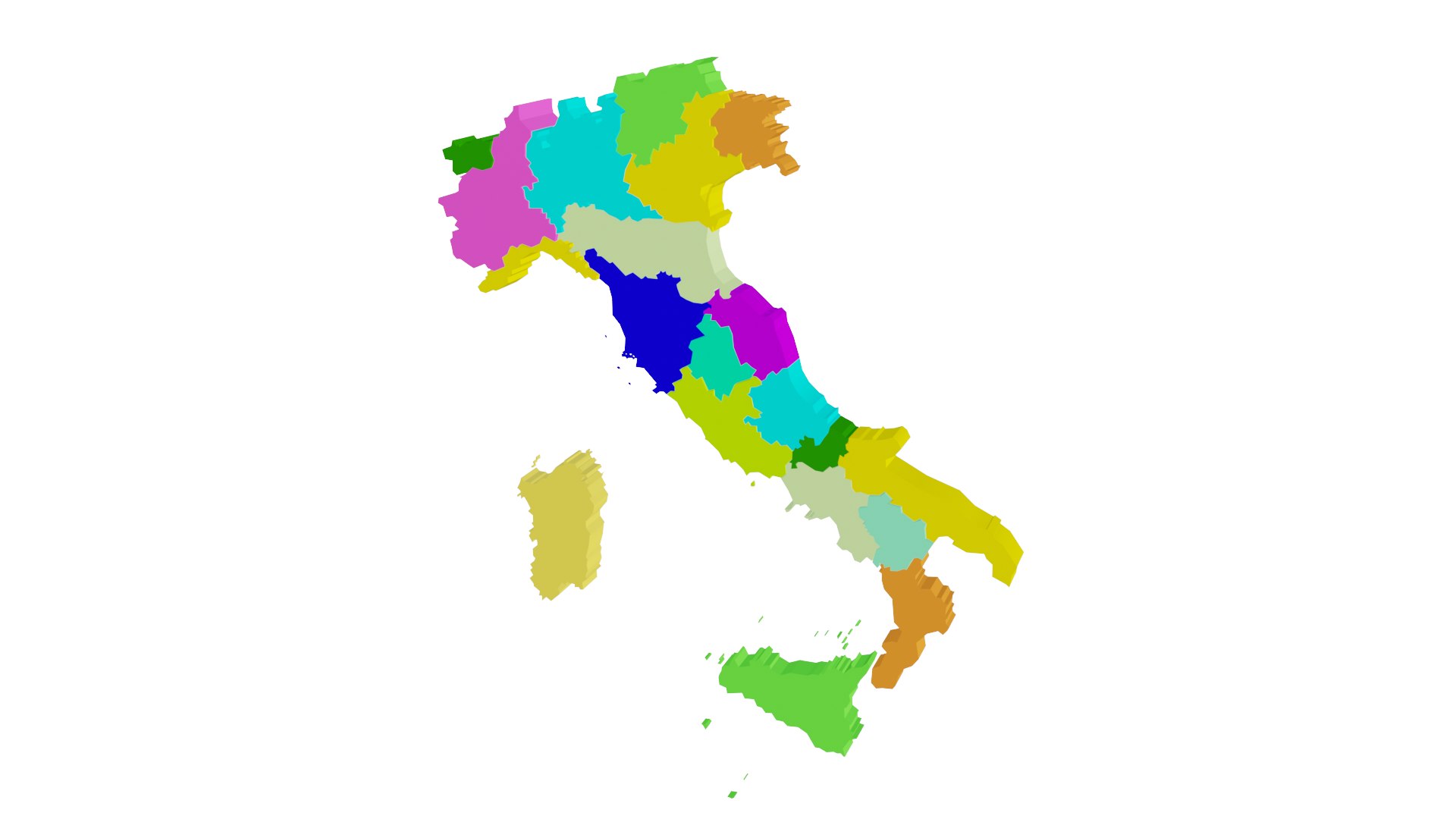 3D ITALY 3D MAP - TurboSquid 1857502