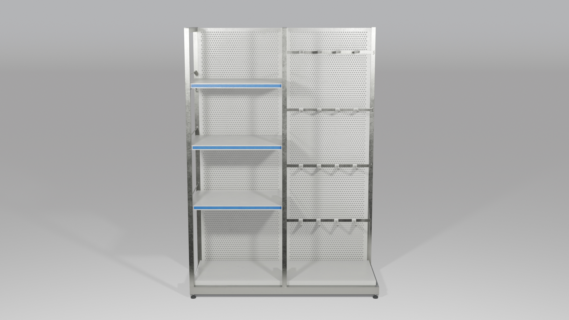 Clean Store Shelf Pack 2 3D Model - TurboSquid 2147071