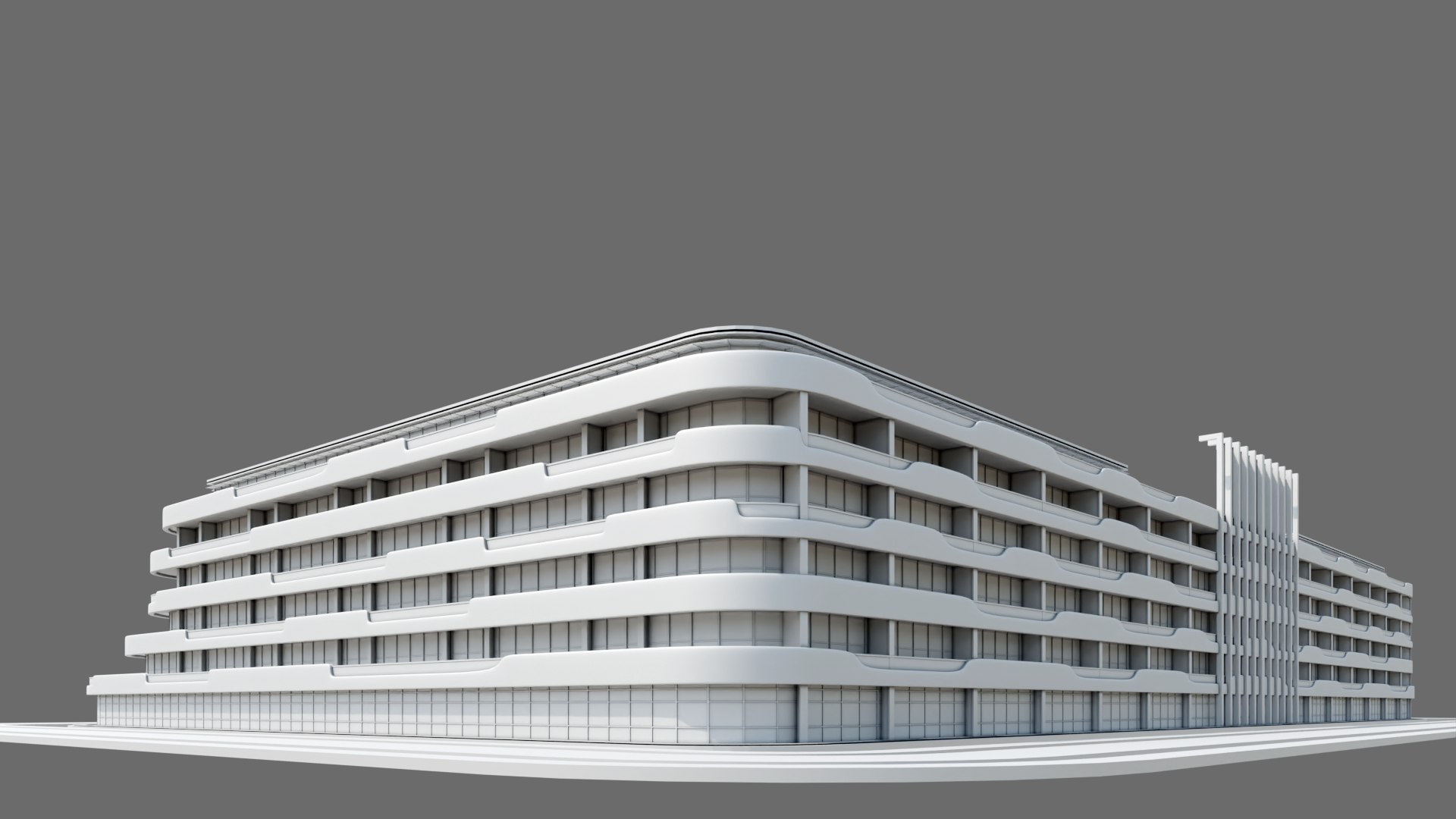Beach Hotel 3D Model - TurboSquid 2028946