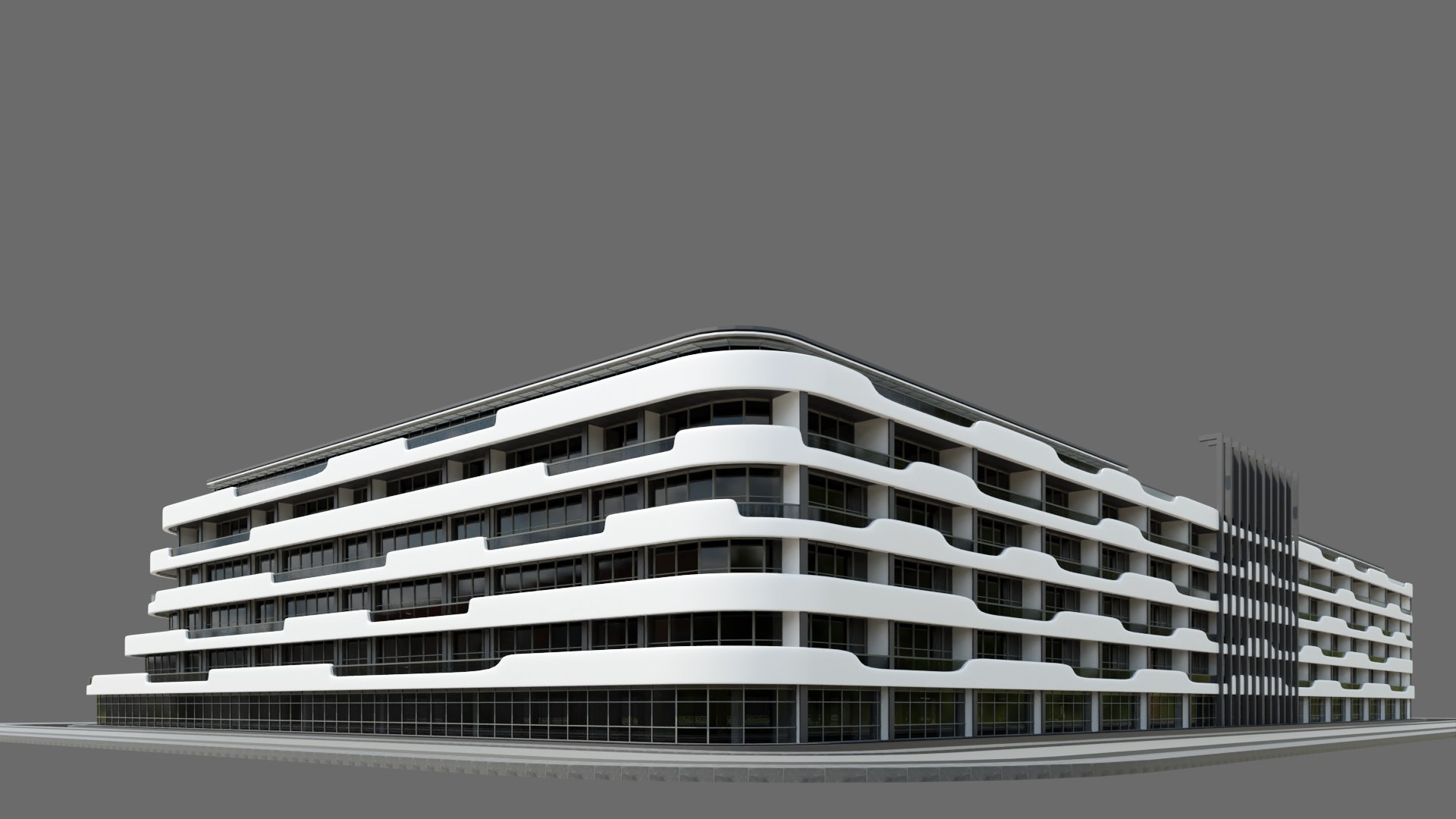 Beach Hotel 3D Model - TurboSquid 2028946