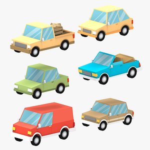 3d model car pack
