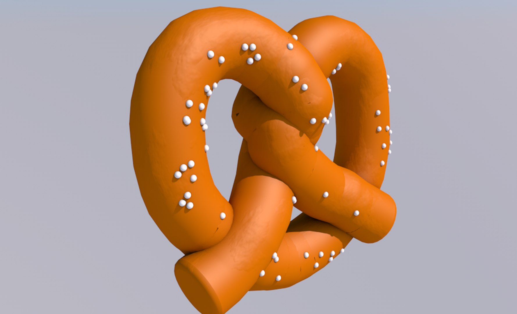 3D Pretzel Snack Food Model - TurboSquid 1441642