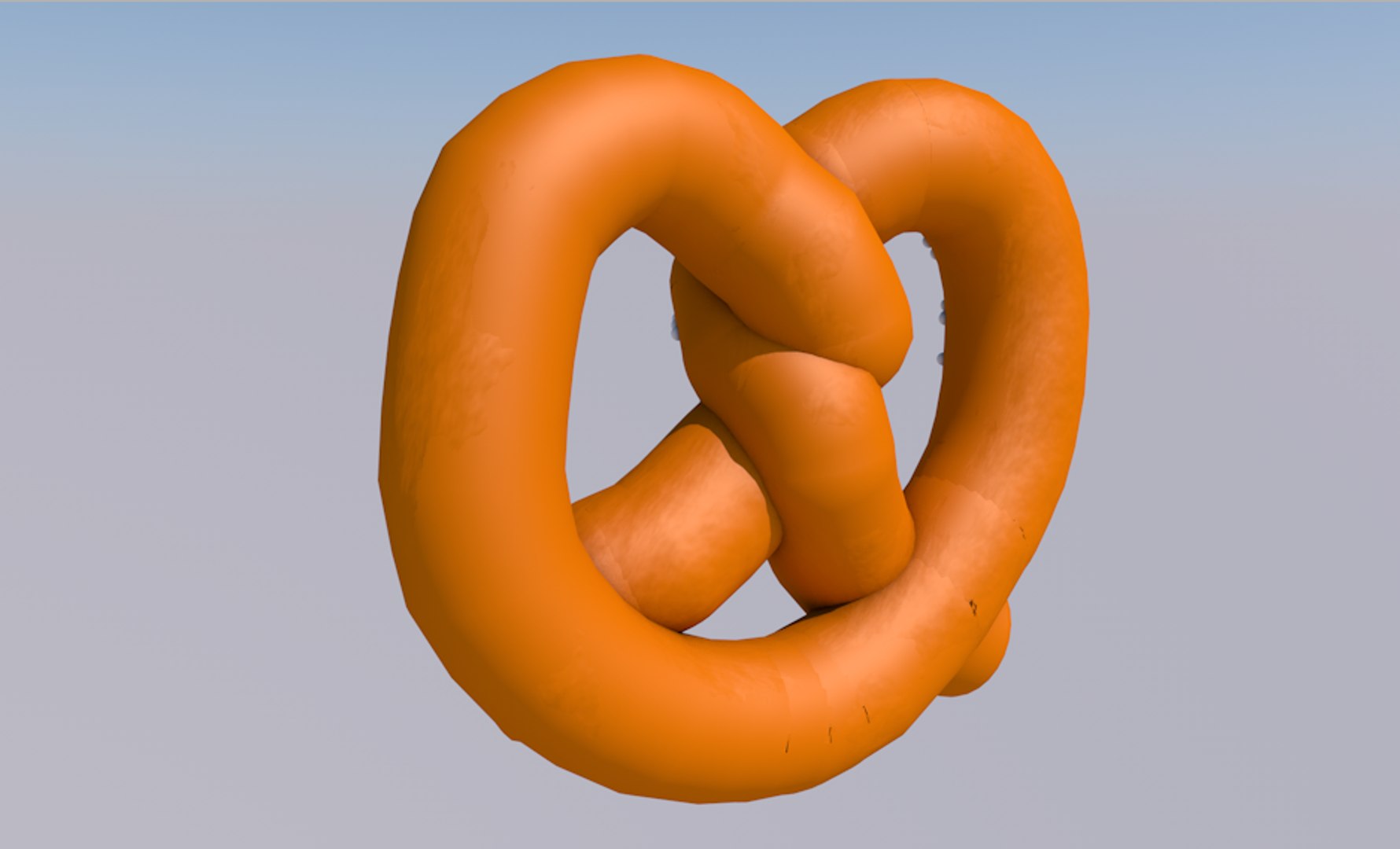3D Pretzel Snack Food Model - TurboSquid 1441642