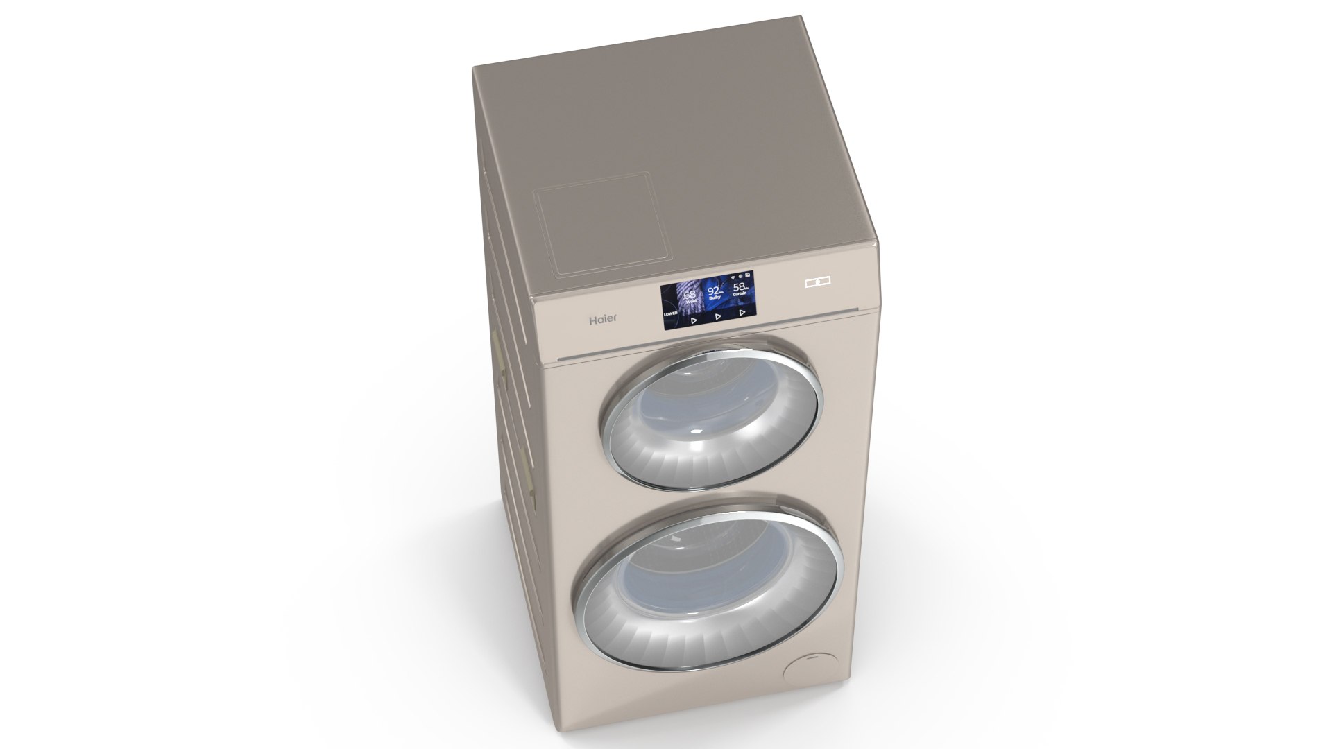 3D Duo Washing Machine Haier - TurboSquid 2083878