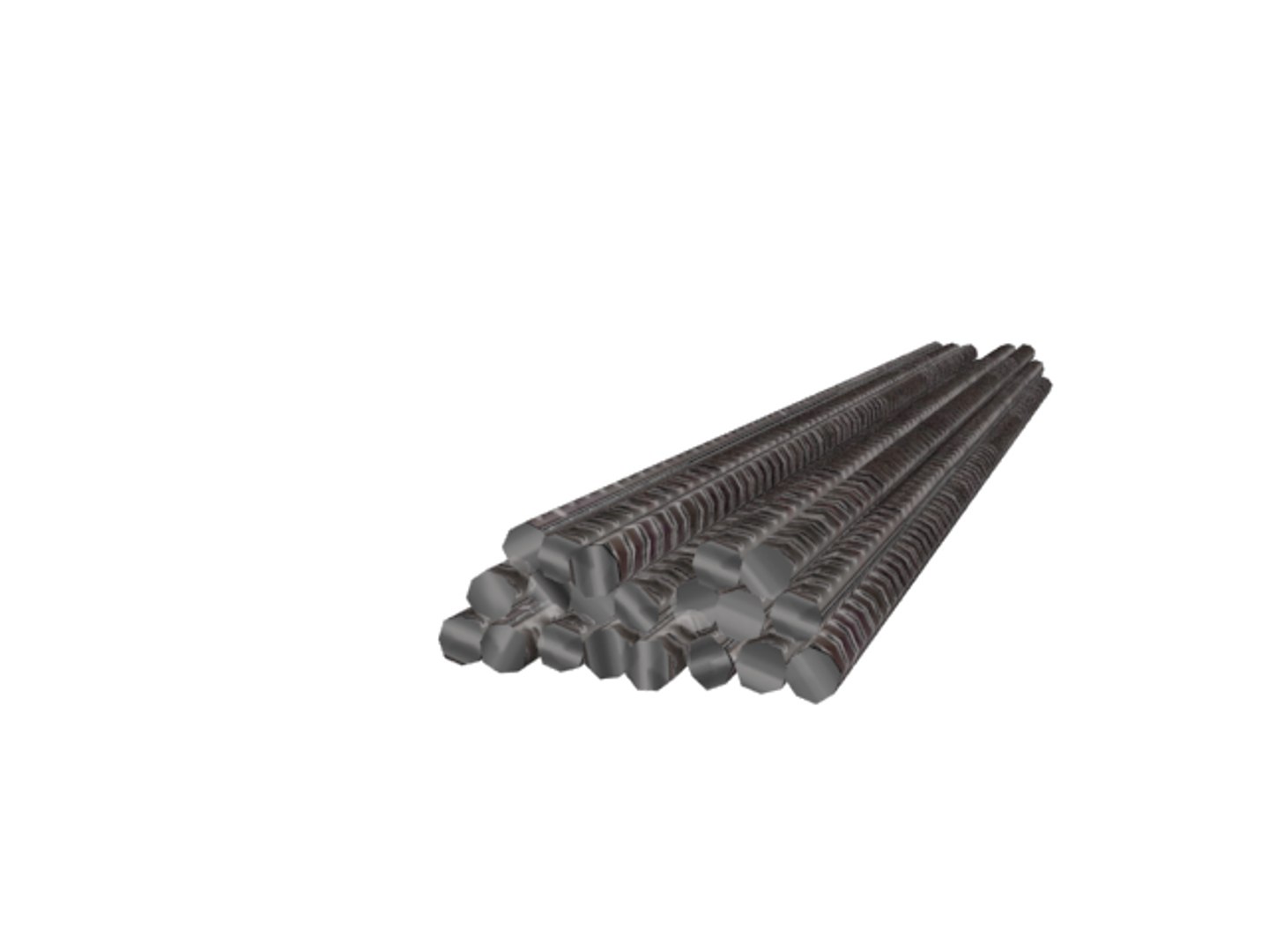 Rods Steel Reinforcements 3d Max