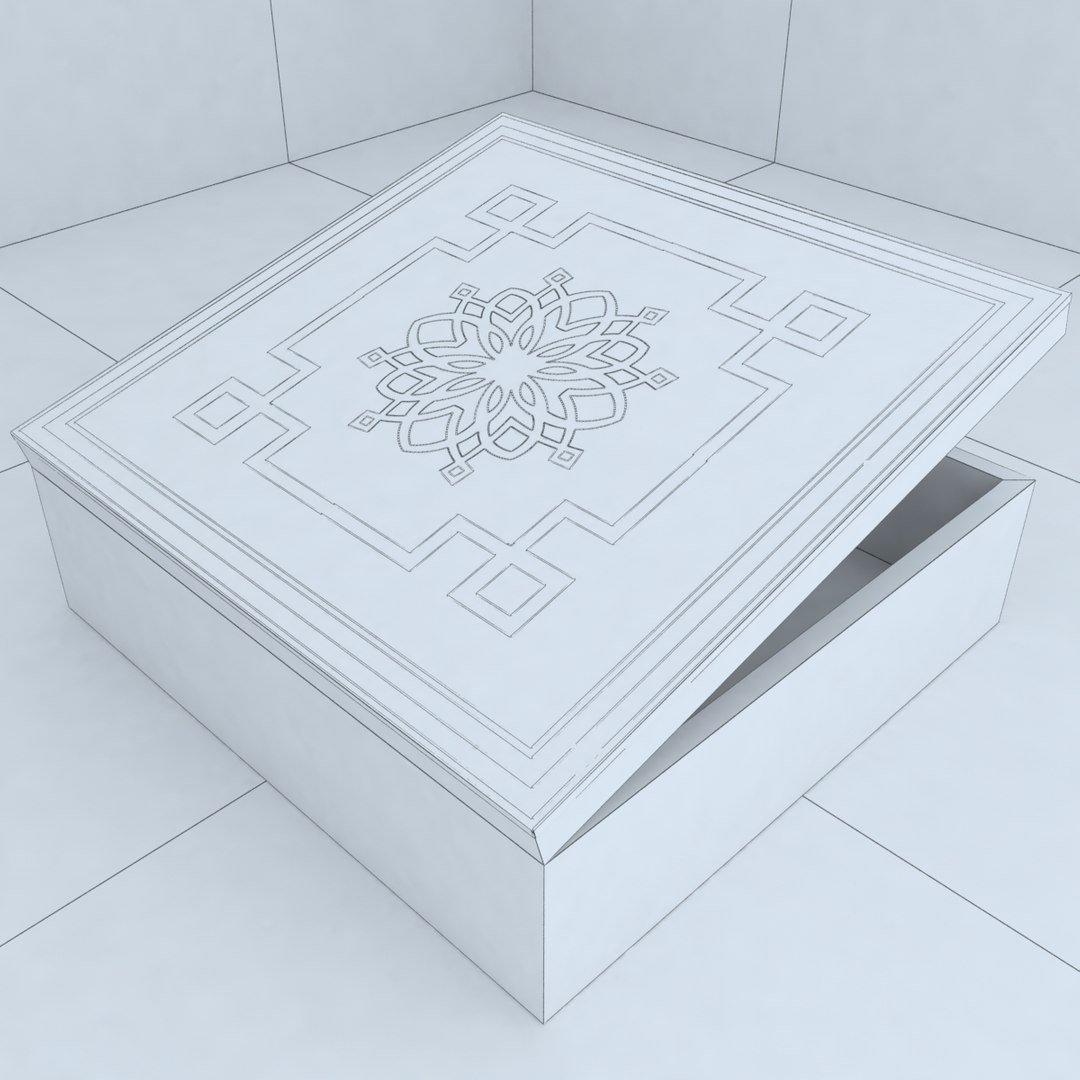 3d designed box model
