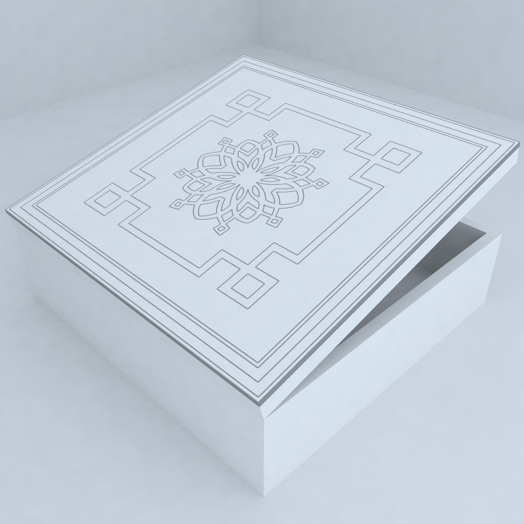3d designed box model