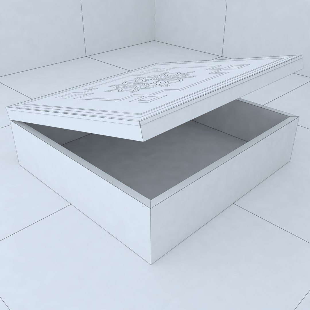 3d designed box model