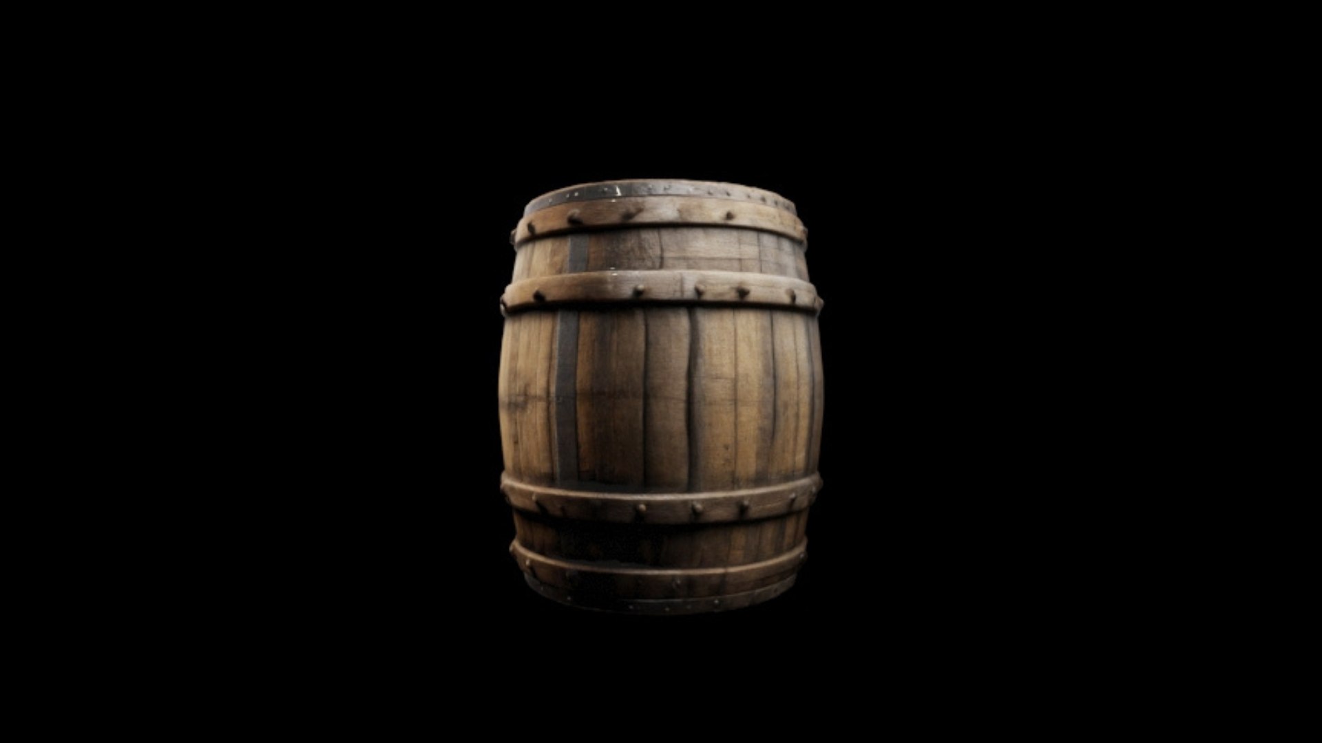 3D Medieval Barrel Model - TurboSquid 2387555