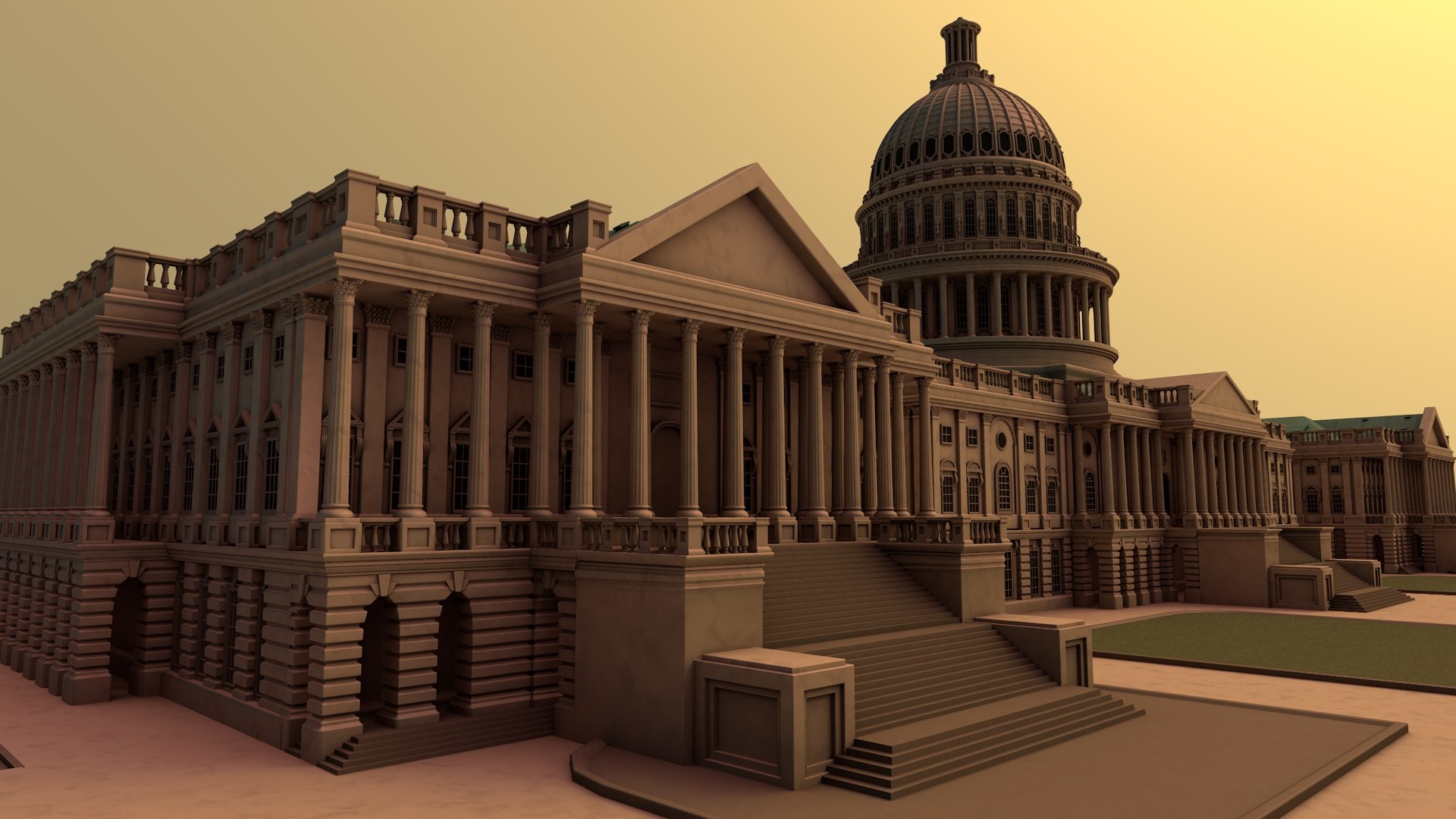 United States Capitol 3D - TurboSquid 1879126