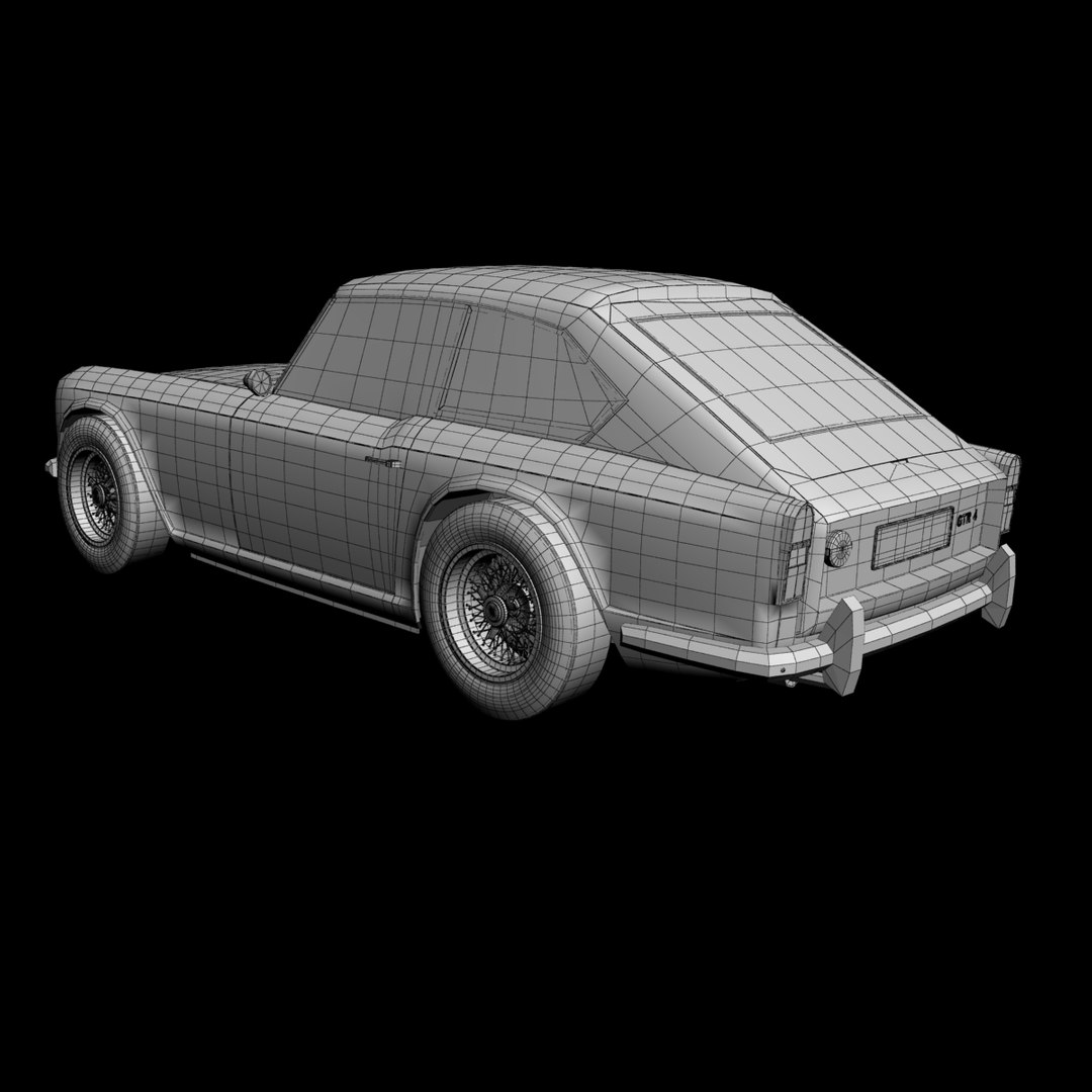 Triumph Gtr4 Dove 3d Model