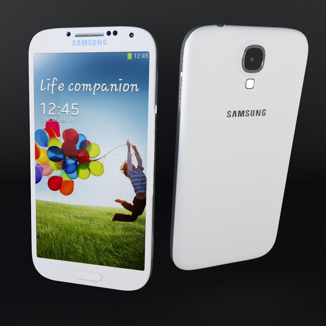 3d Model Of Samsung Galaxy S4